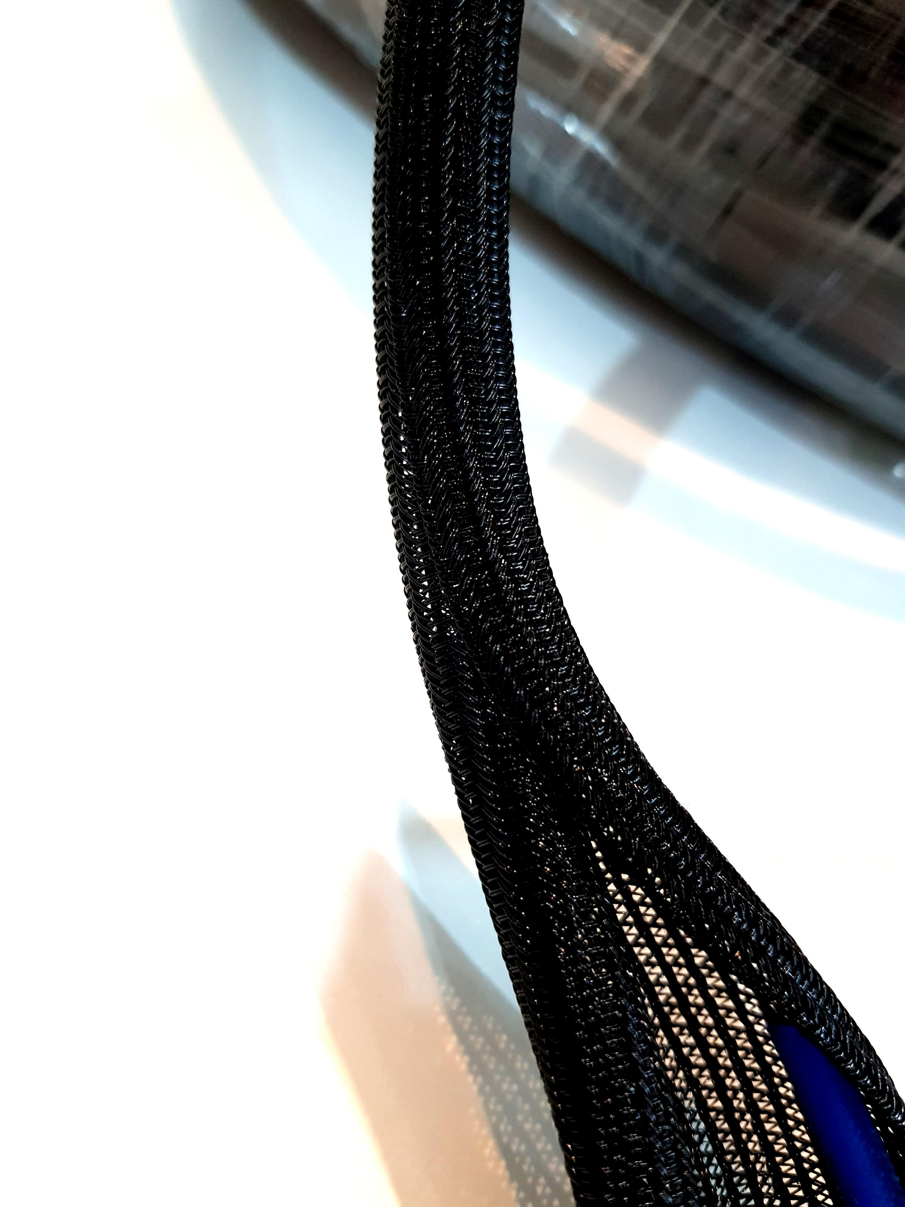 Spider Braided Sleeving Cable Wrap Self-Closing 13mm & 10mm Glossy ...