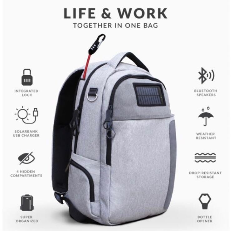 Life pack backpack with powerbank, Men's Fashion, Bags, Backpacks on ...