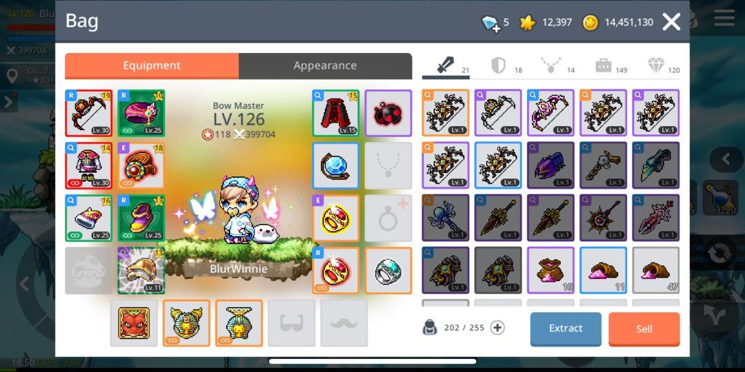 Maplestory M A2 Union Account, Video Gaming, Gaming Accessories, Game ...