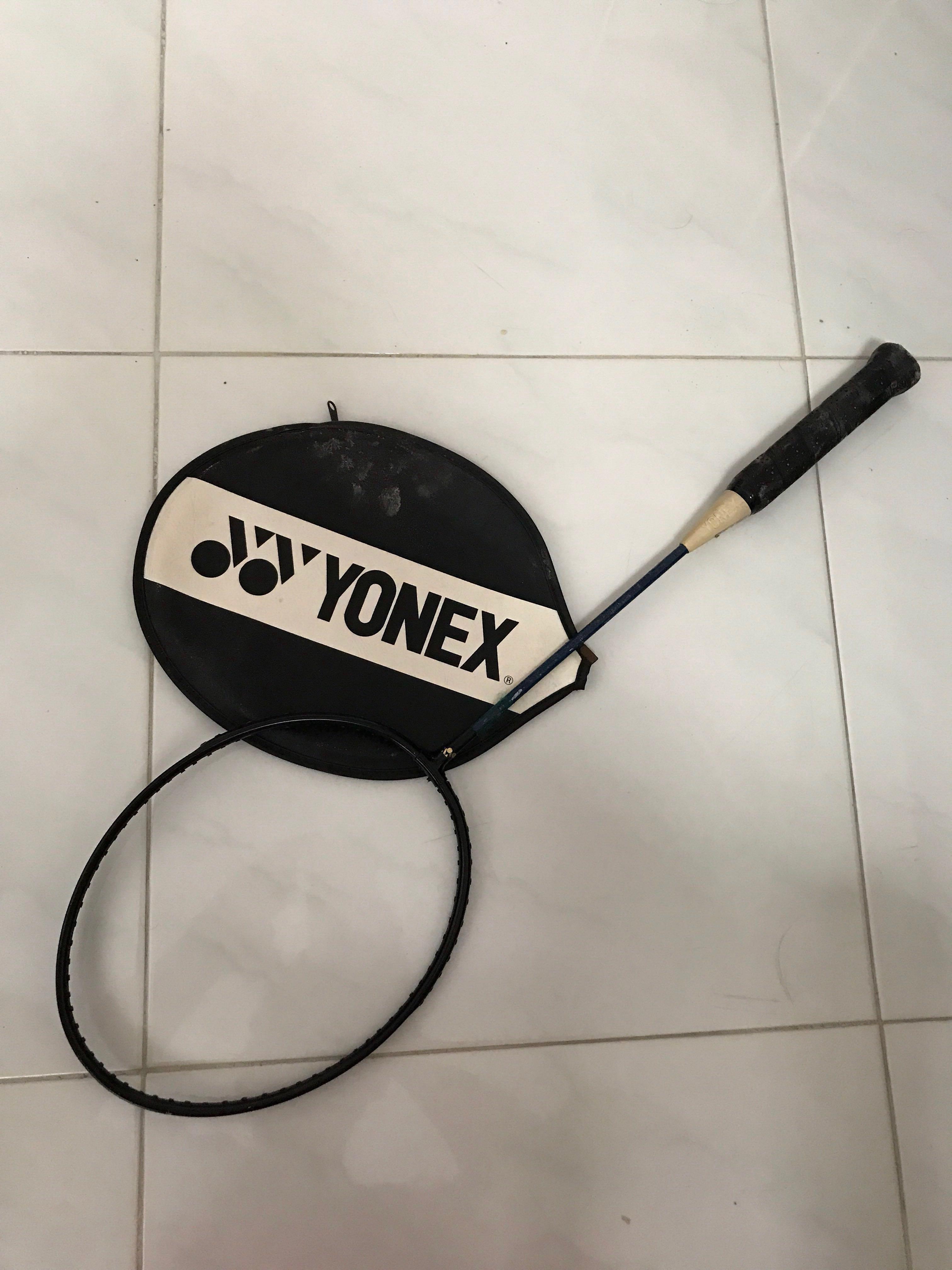 Old Yonex Badminton Racket B-950 without string, Sports Equipment, Sports & Games, Racket & Ball ...