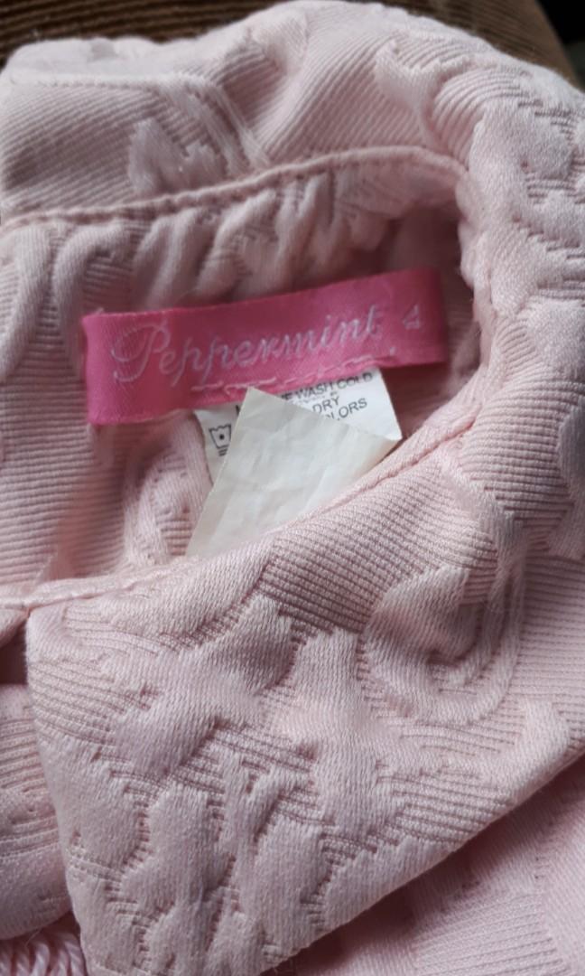 Peppermint Pink Dress 4T, Babies & Kids, Babies & Kids Fashion on Carousell