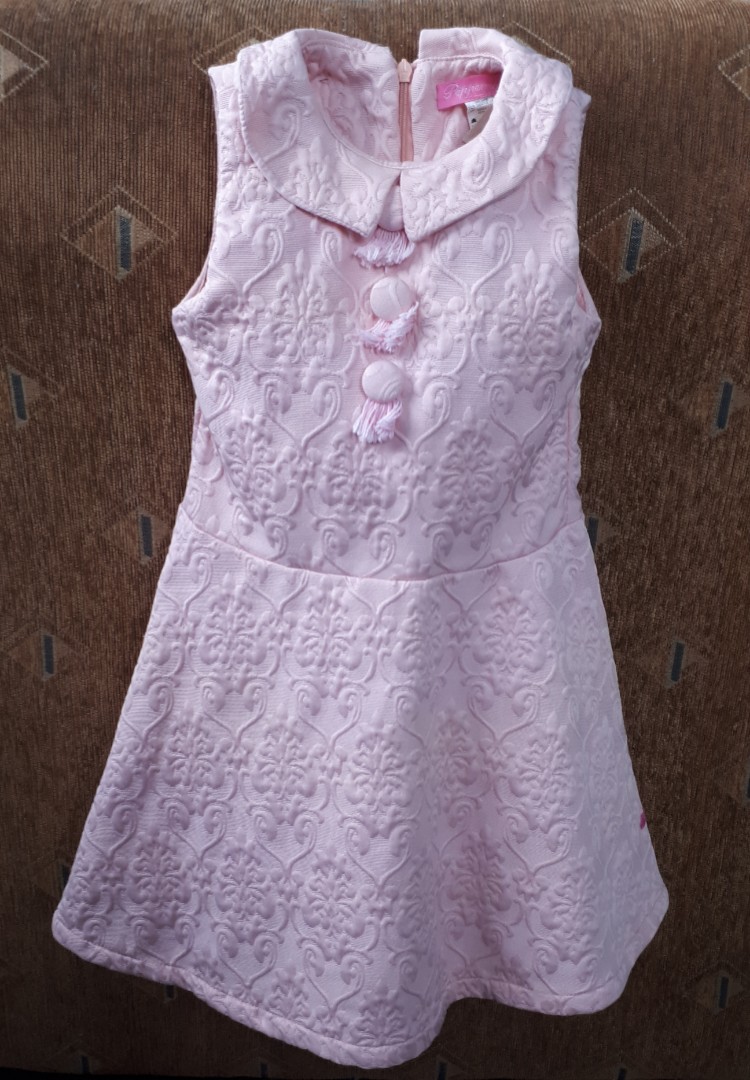 Peppermint Pink Dress 4T, Babies & Kids, Babies & Kids Fashion on Carousell