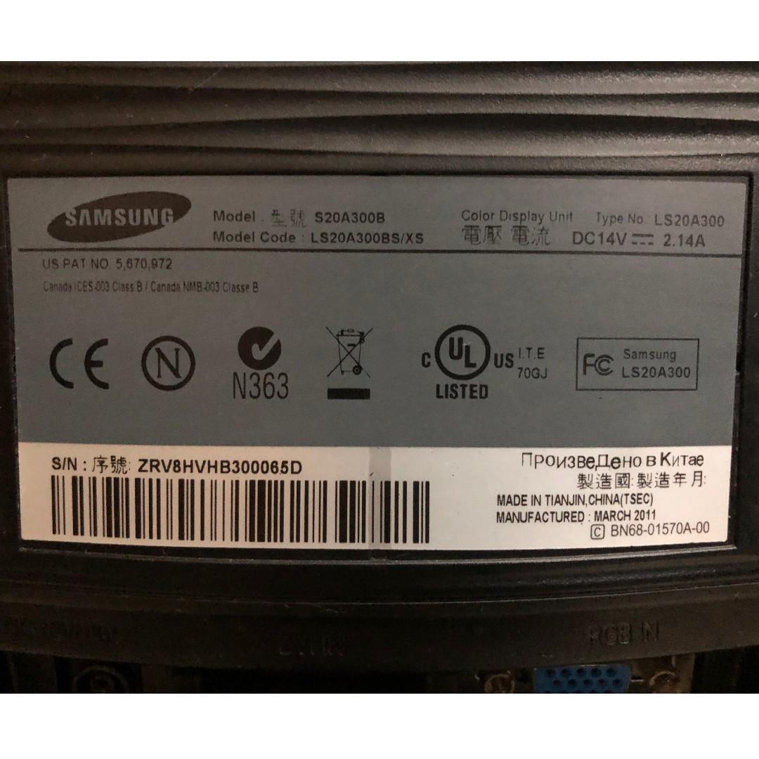 Samsung LED Monitor 19.5", Computers & Tech, Parts & Accessories ...