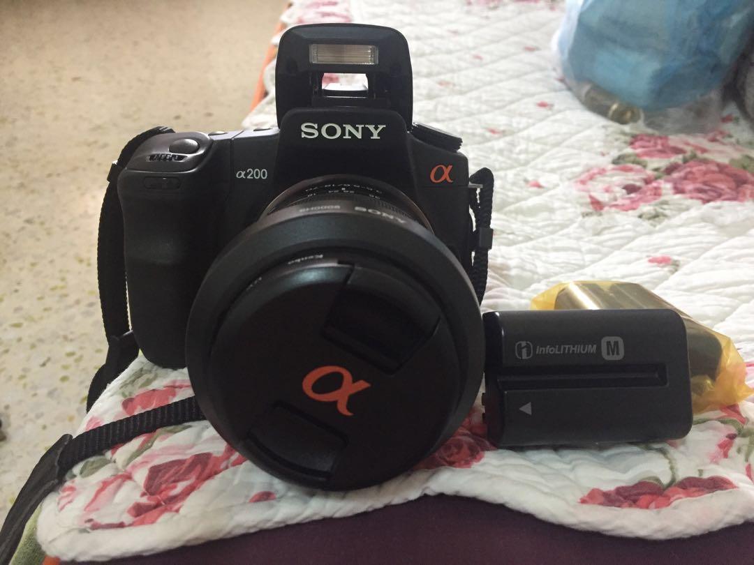 Sony alpha 200, Photography, Cameras on Carousell