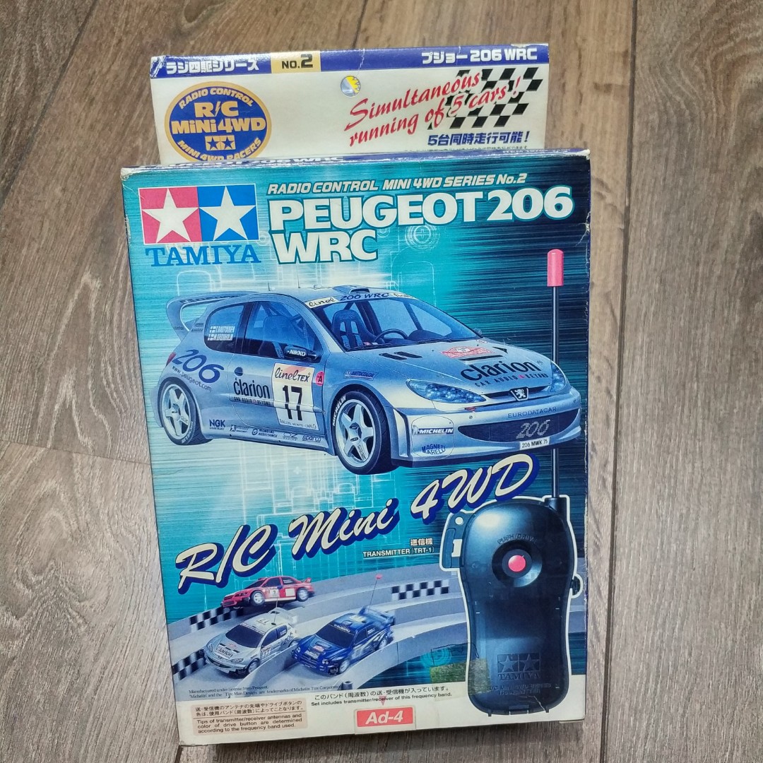 Tamiya Mini 4wd RC #19702 Peugeot 206 WRC, Hobbies & Toys, Toys & Games ...