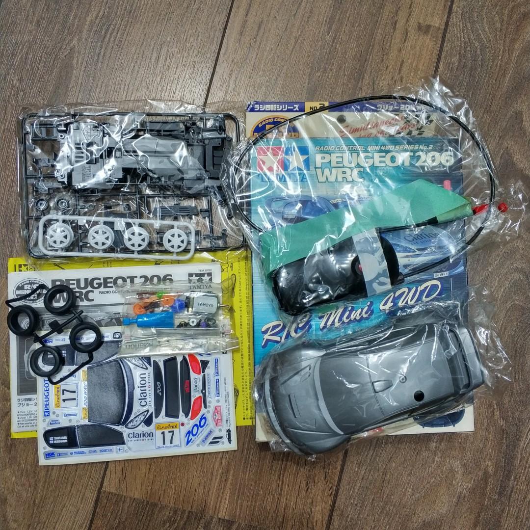 Tamiya Mini 4wd RC #19702 Peugeot 206 WRC, Hobbies & Toys, Toys & Games ...