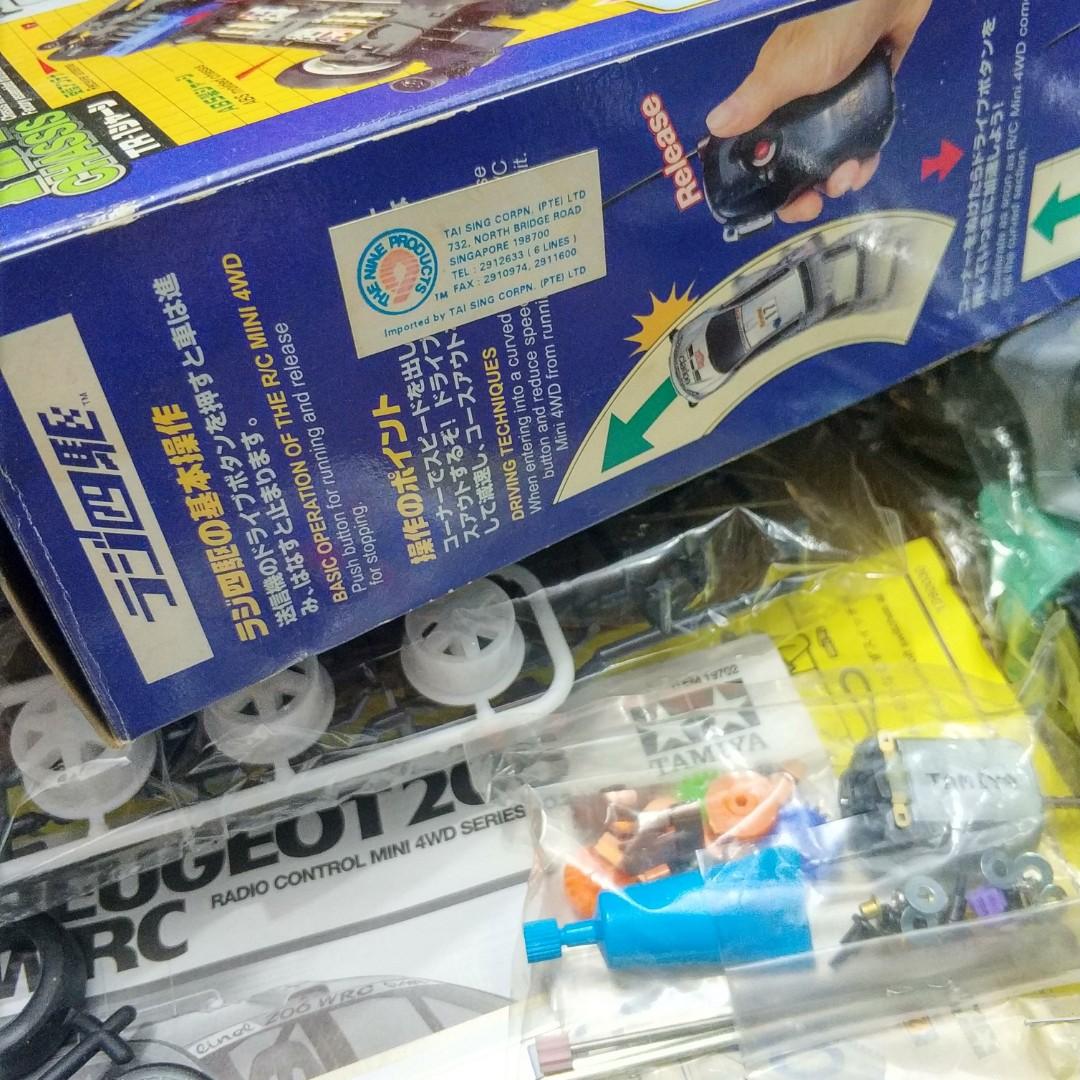 Tamiya Mini 4wd RC #19702 Peugeot 206 WRC, Hobbies & Toys, Toys & Games ...