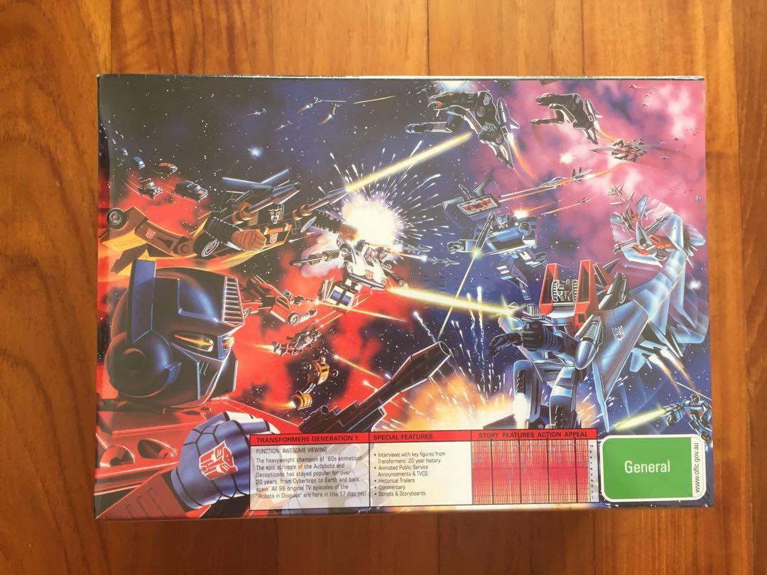 Transformers Generation 1 Complete DVD Collection, Hobbies & Toys ...