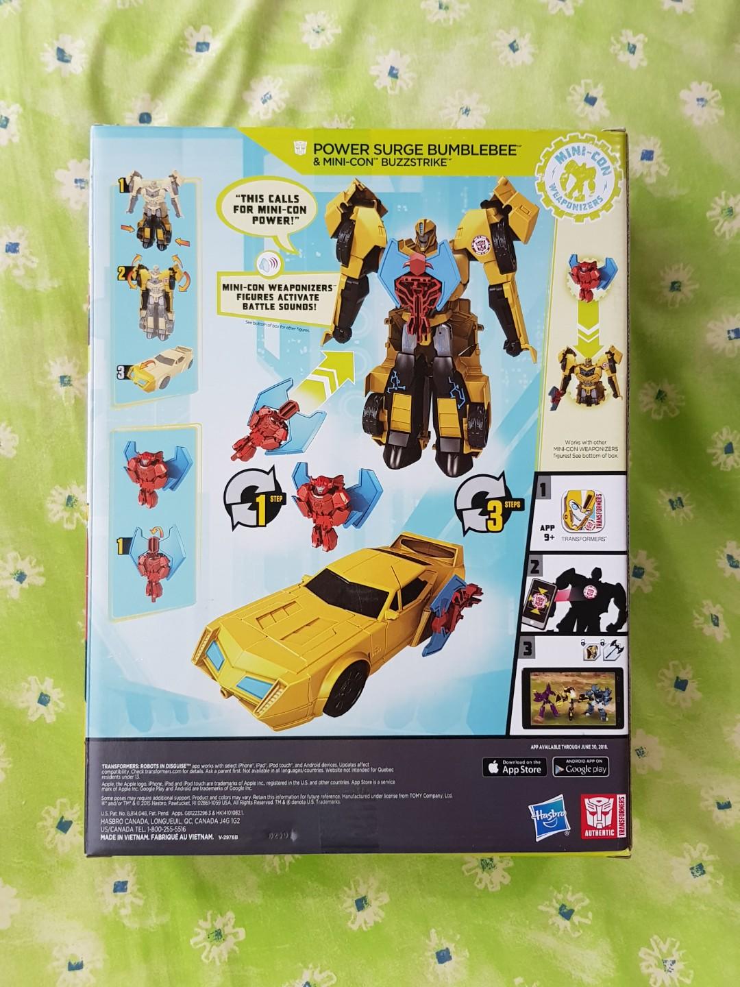 Transformers: Robots in Disguise Power Surge Bumblebee and Buzzstrike ...