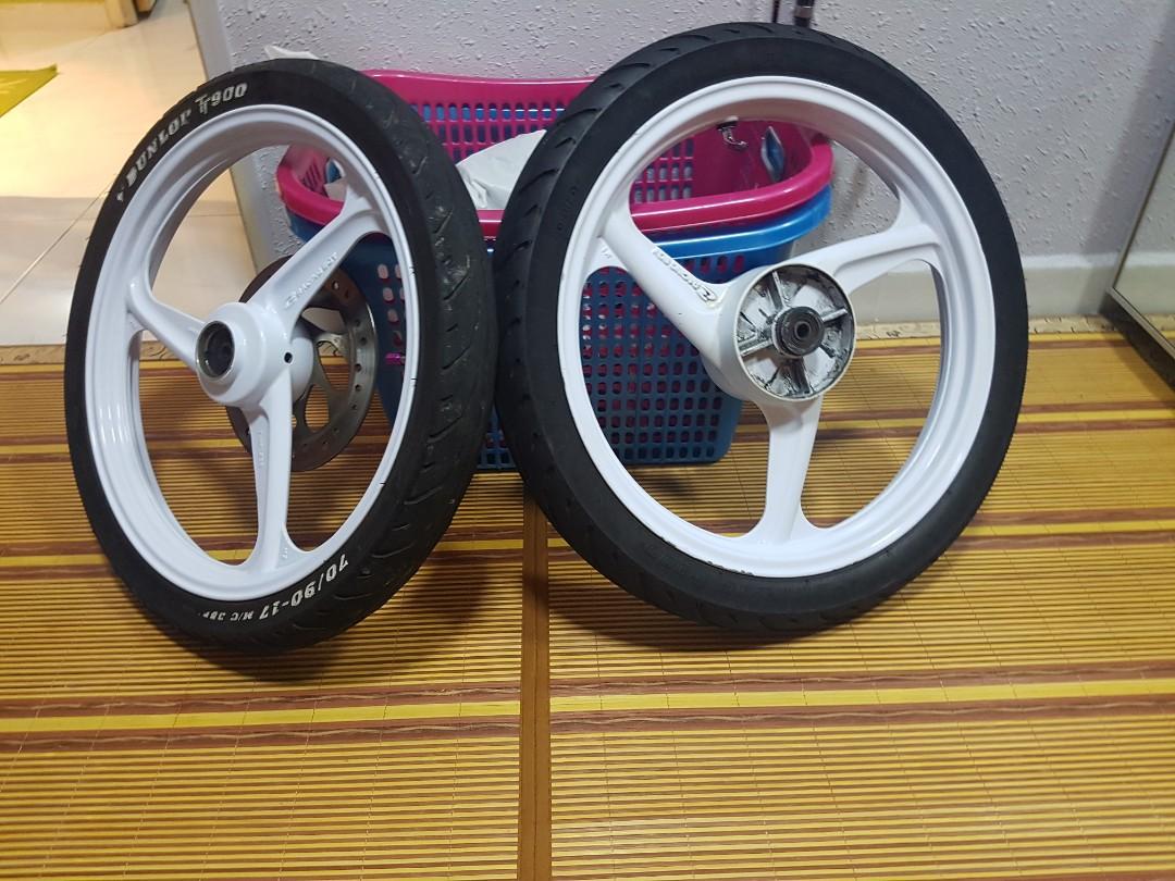 Used Racing Boy sport rim(Sp 399) for wave s, Motorcycles, Motorcycle ...