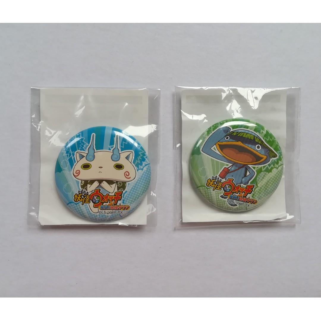 Yokai Watch - Komasan / Walkappa - Can Badge, Hobbies & Toys ...