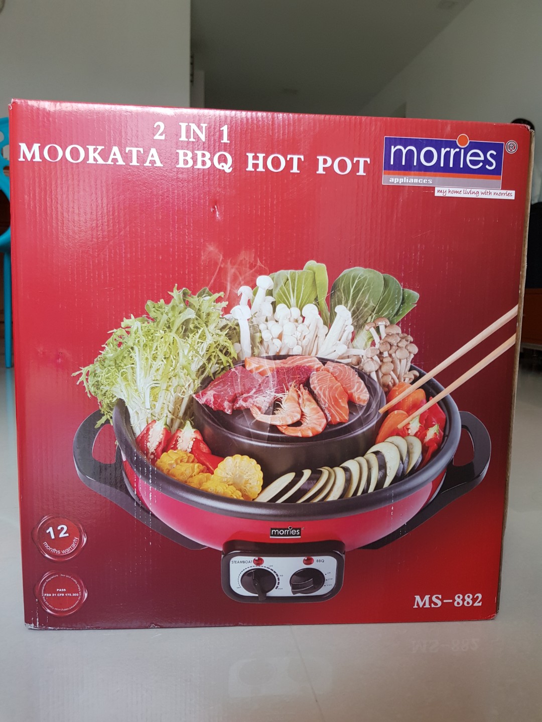2 in 1 Mookata BBQ Hotpot (Brand New), TV & Home Appliances, Kitchen ...