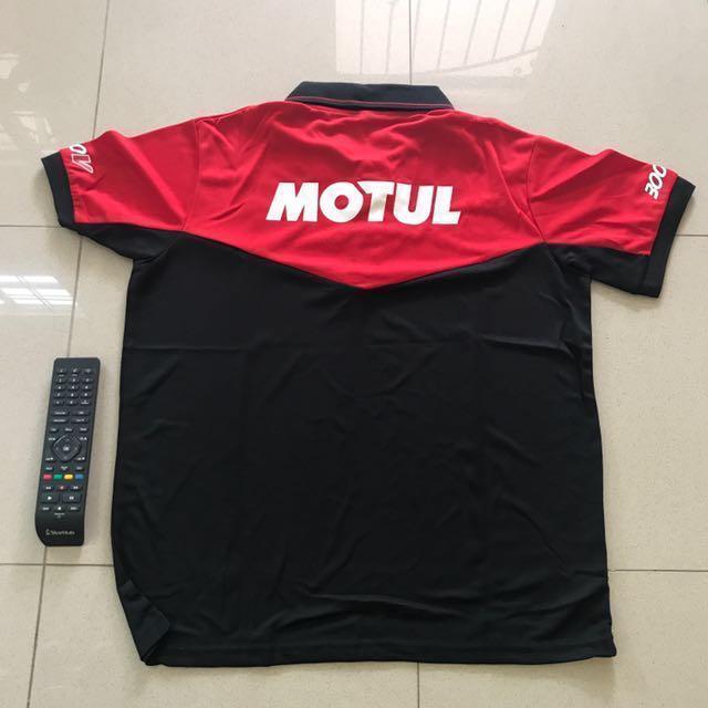 Brand New Motul Polo T-shirt (Honda Castrol Kawasaki), Men's Fashion ...