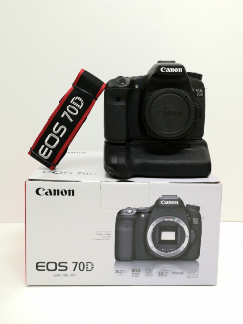 Canon EOS 70D (Body only), Photography, Cameras on Carousell