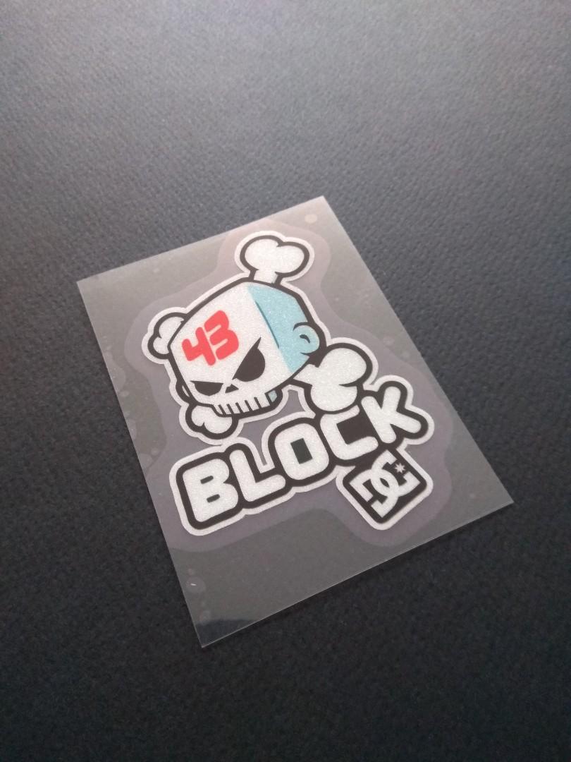 DC Block 43 Skull Logo Sticker, Hobbies & Toys, Stationery & Craft, Art ...
