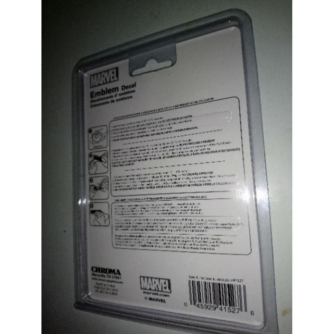 Deadpool Chrome Emblem decal Car Truck SUV Motorcycle Motor Marvel ...