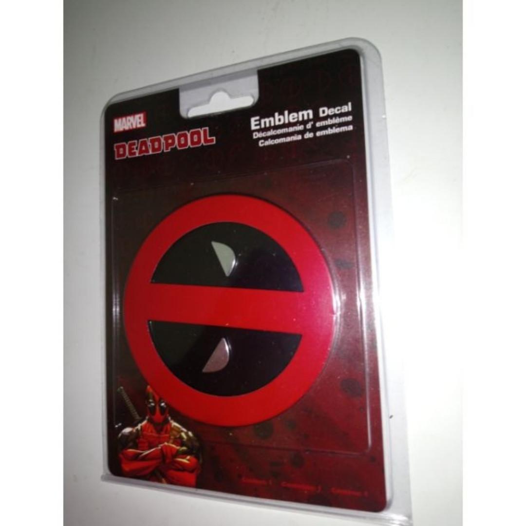 Deadpool Chrome Emblem decal Car Truck SUV Motorcycle Motor Marvel ...