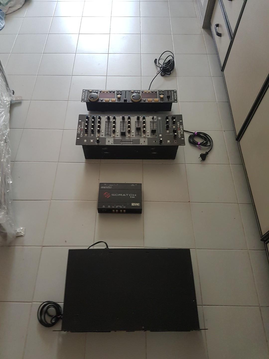 DJ CONSOLE DENON DN-D4500(Complete set), Audio, Other Audio Equipment ...