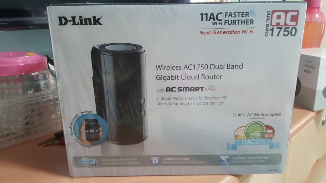 D-Link Wireless AC1750 Dual Band Gigabit Cloud Router, Computers & Tech ...