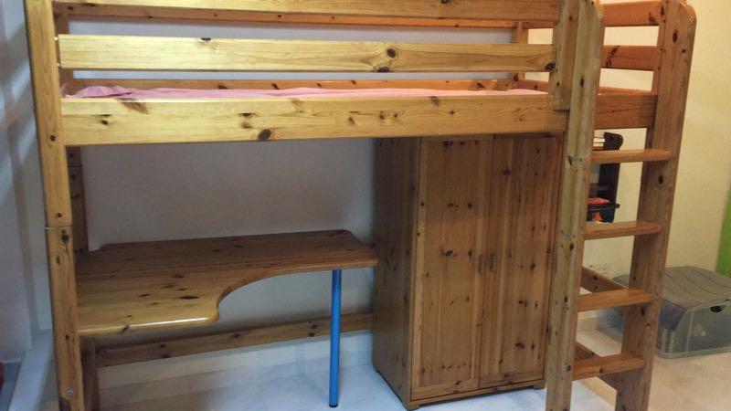 Flexa Single Loft Bed for Kids, Babies & Kids, Baby Nursery & Kids ...