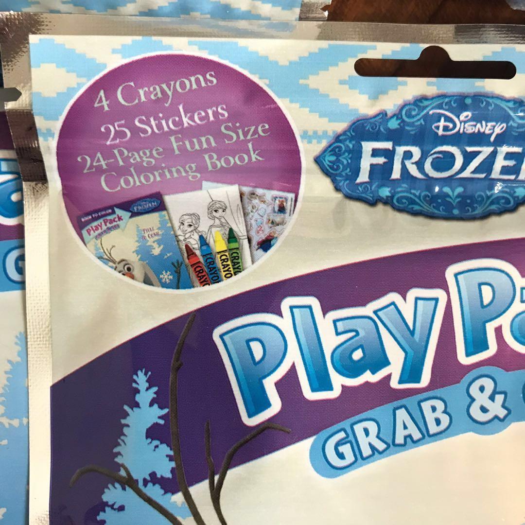 Frozen Olaf Play Pack - party pack incl colouring book, crayons ...