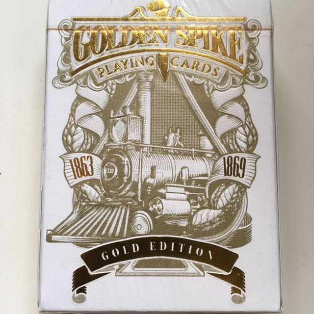 Golden Spike Playing Cards Gold Ed., Hobbies & Toys, Toys & Games on ...