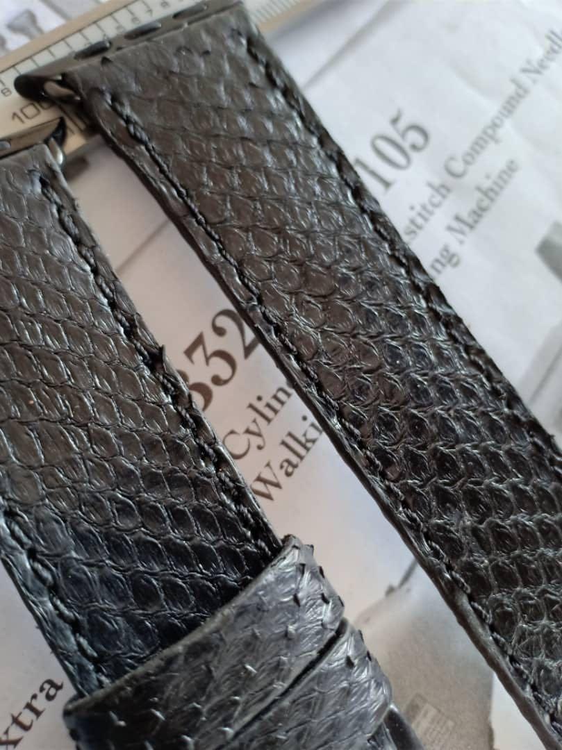 Handmade Python skin Apple Watch band, Men's Fashion, Watches ...