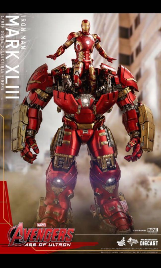Hot Toys MMS278D09 Avengers Age Of Ultron Iron Man Mark XLIIU Mk 43 ...
