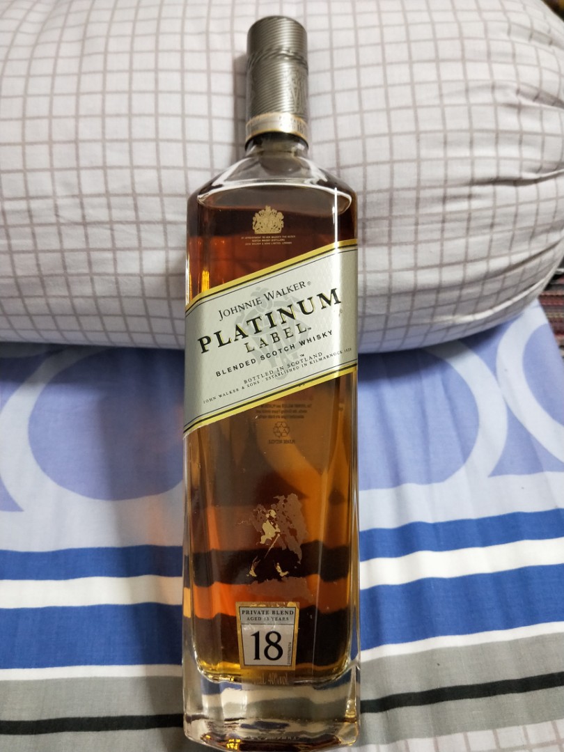 Johnnie Walker Platinum 18 years, Food & Drinks, Alcoholic Beverages on ...