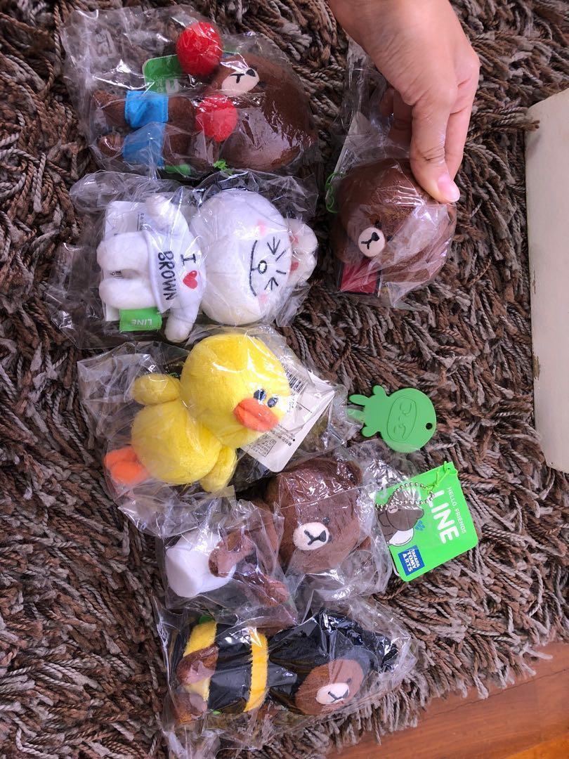 Line friends Characters Keychain, Hobbies & Toys, Toys & Games on Carousell