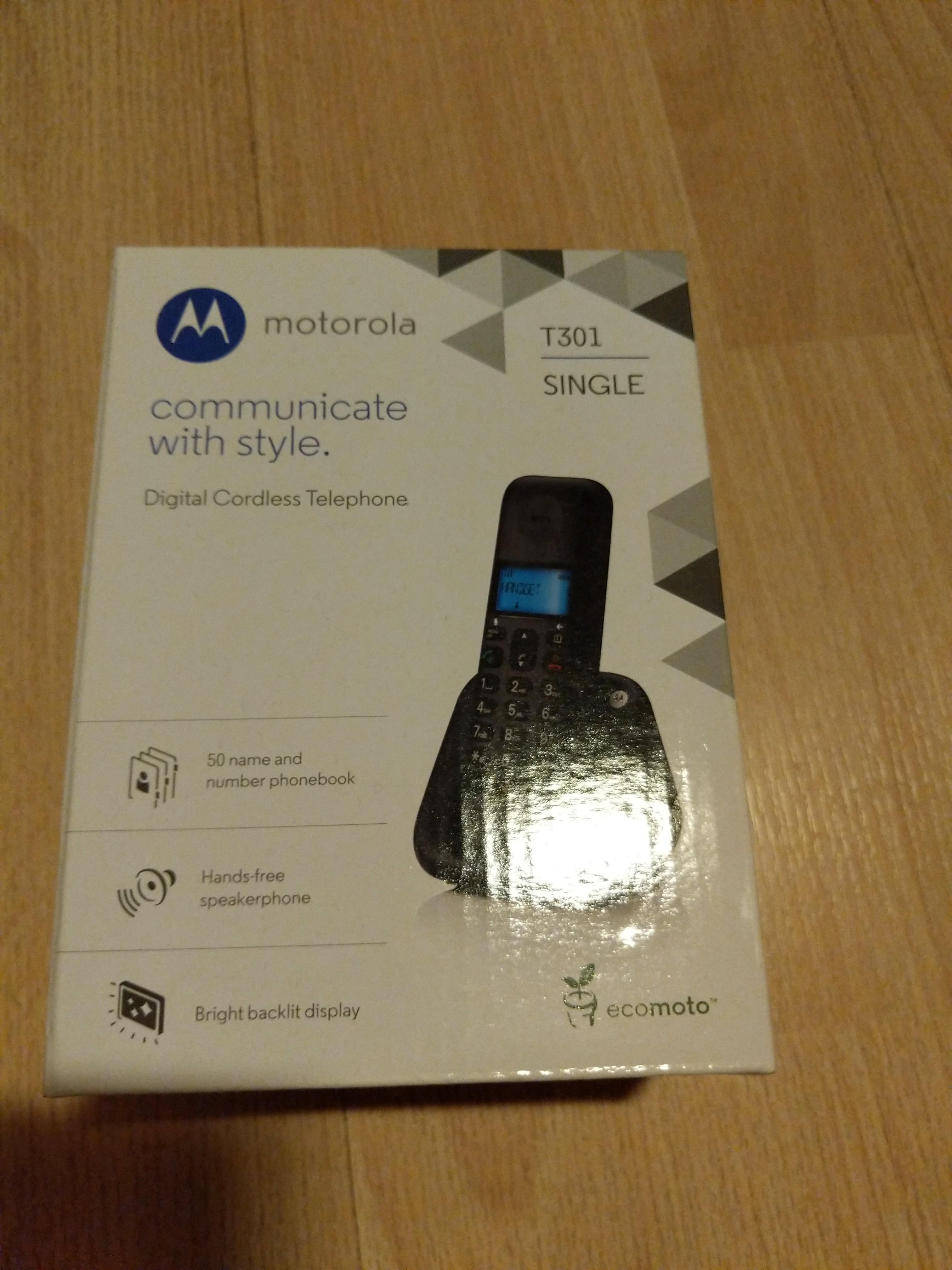 Motorola DECT T301 landline phone, Mobile Phones & Gadgets, Mobile ...