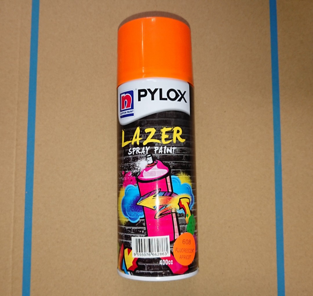 Nippon Orange (Fluorescent Apricot) Spray Paint, Hobbies & Toys ...
