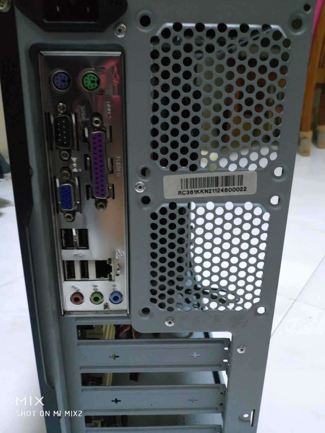 Old but working DIY Desktop without PSU, Computers & Tech, Parts ...