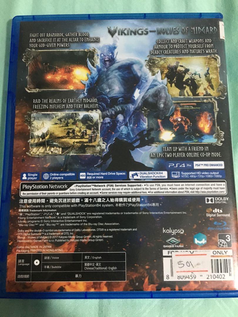 PS4 VIKINGS WOLVES OF MIDGARD, Video Gaming, Video Games, PlayStation ...