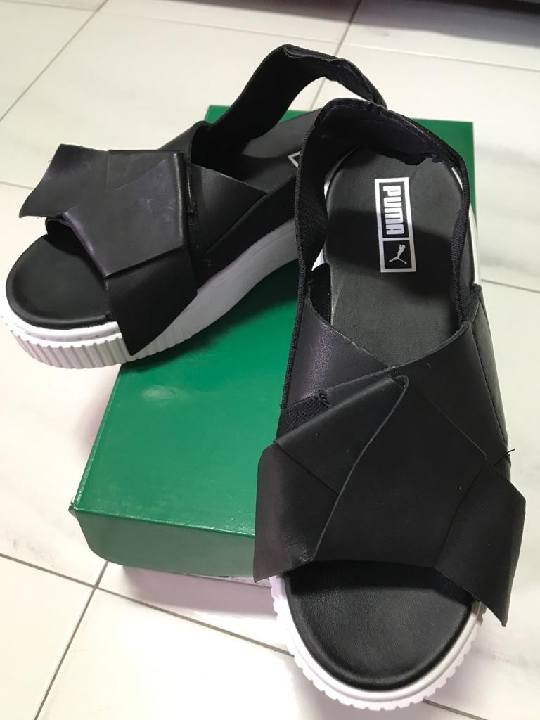 Puma Platform Sandals, Women's Fashion, Footwear, Sandals on Carousell