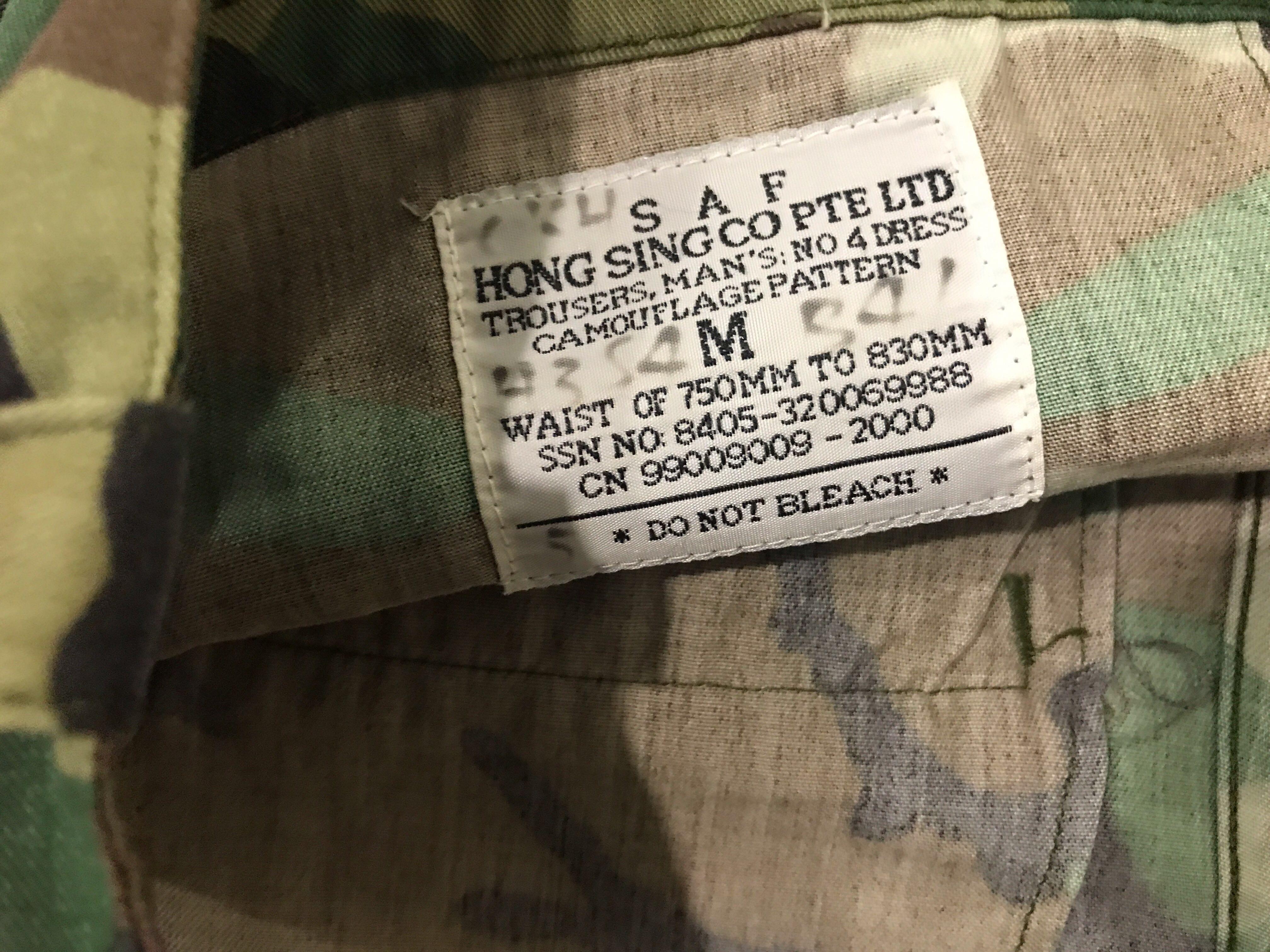 SAF Old Number 4 Uniform, Everything Else on Carousell