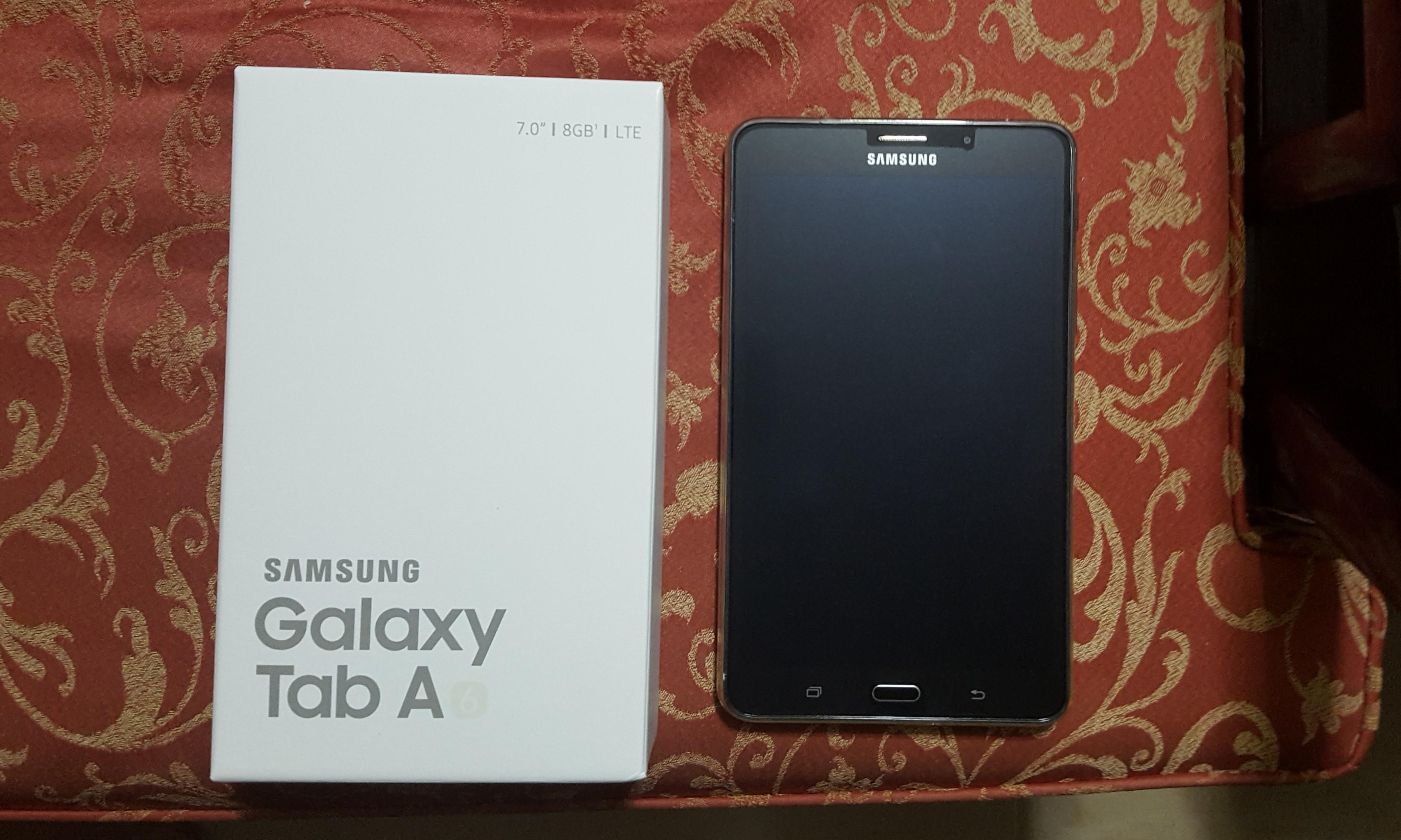 Samsung Galaxy Tab A6 7.0 Tablet (7 inch, 8GB, LTE), Black, Mobile ...