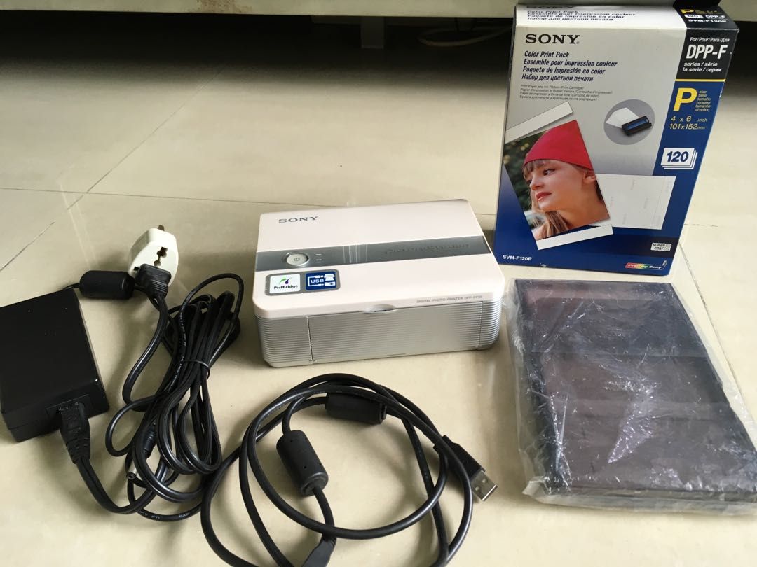 Sony Picture Station Photo Printer + 120pcs 4R paper, DPP-FP35 ...