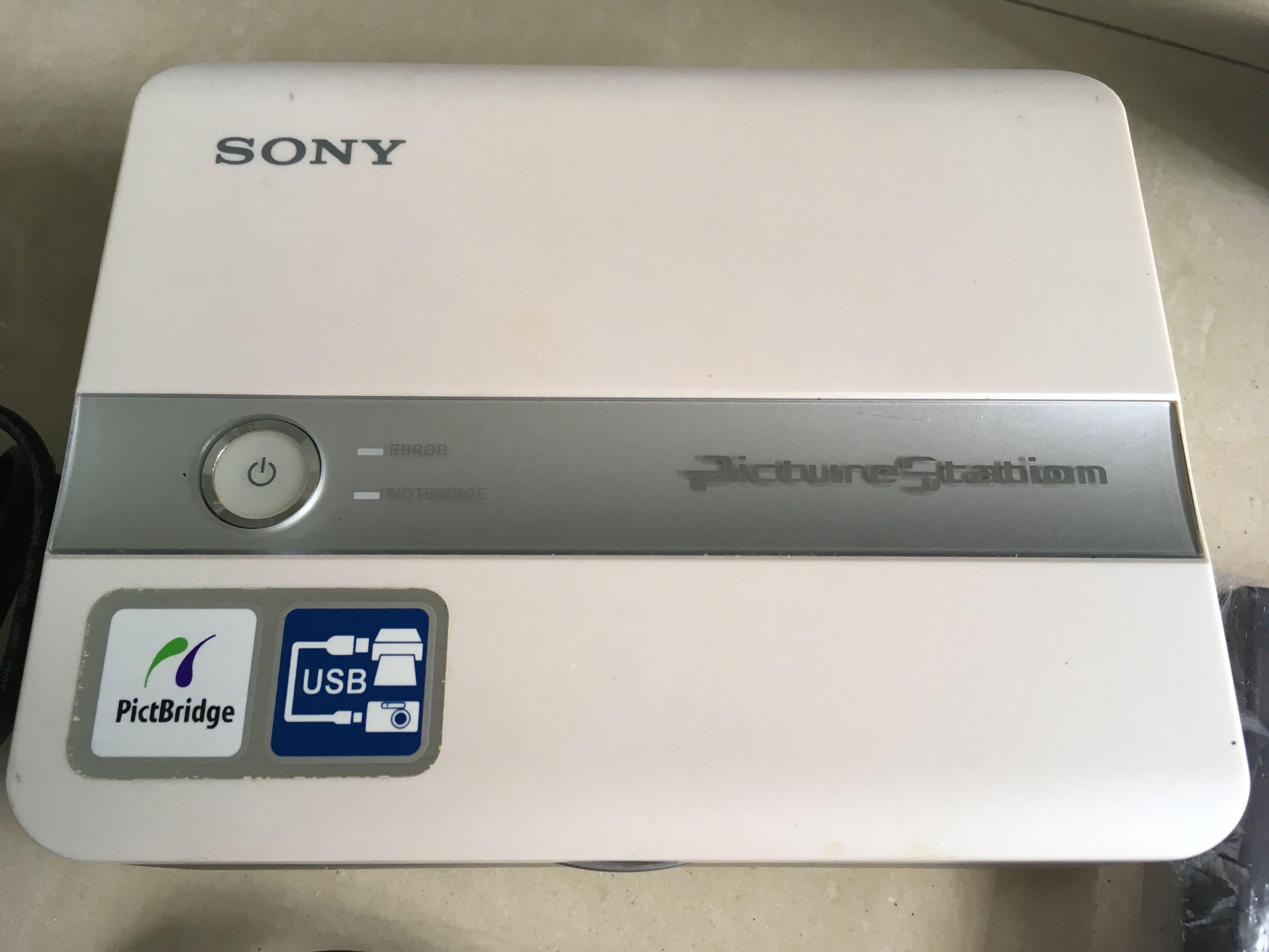 Sony Picture Station Photo Printer + 120pcs 4R paper, DPP-FP35 ...