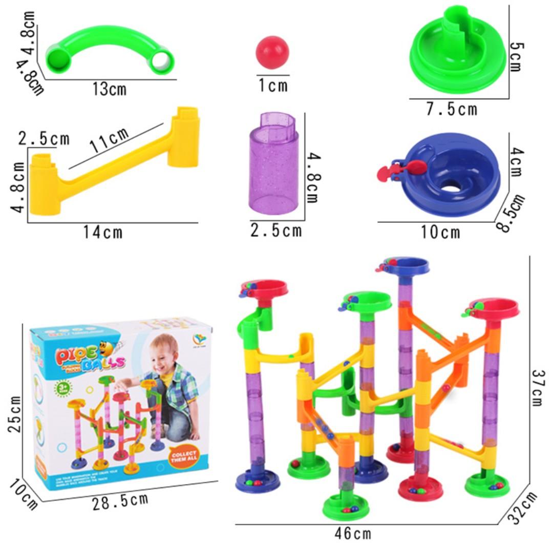 Spinning Pipe Ball Building Blocks, Hobbies & Toys, Toys & Games on ...