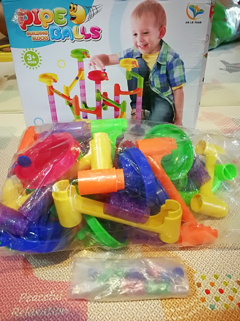 Spinning Pipe Ball Building Blocks, Hobbies & Toys, Toys & Games on ...