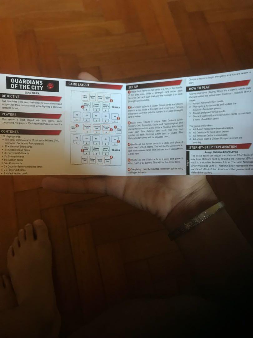 Total Defence Singapore Card Game, Hobbies & Toys, Toys & Games on ...