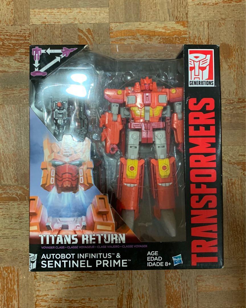 Transformers Titans Return Autobot Infinitus & Sentinel Prime, Hobbies ...