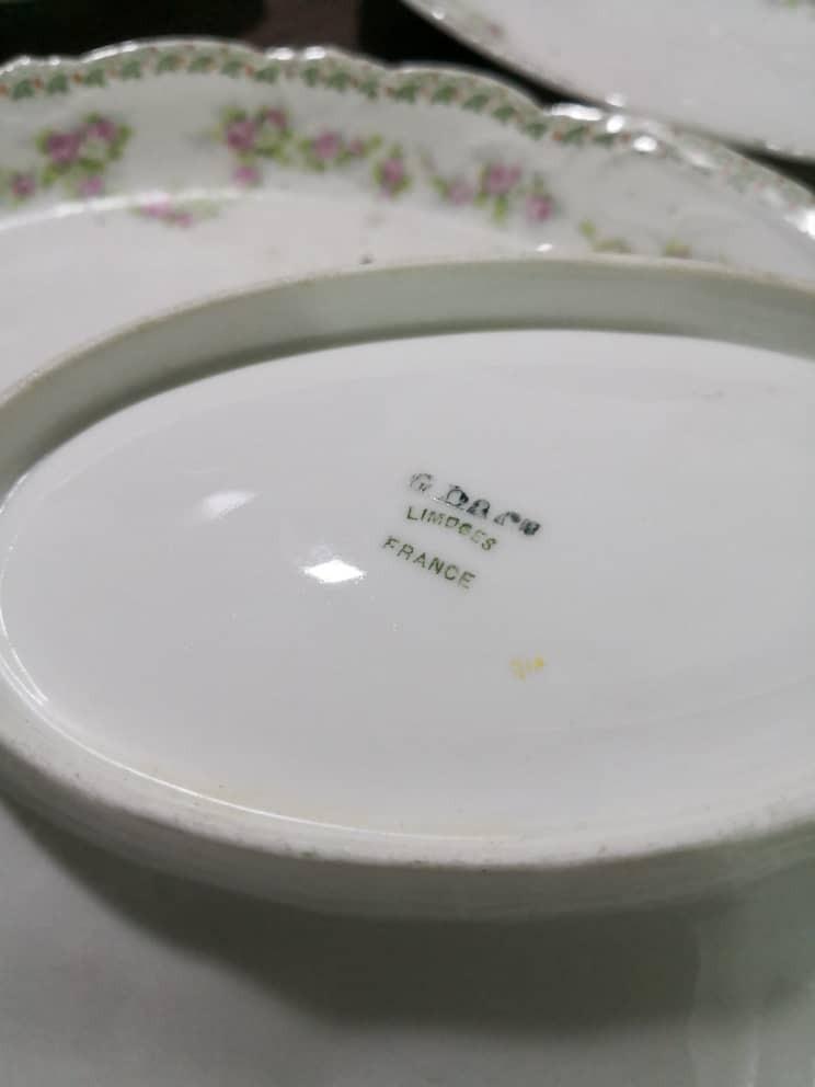 VINTAGE FRENCH LIMOGE DINNER SET, Furniture & Home Living, Kitchenware ...