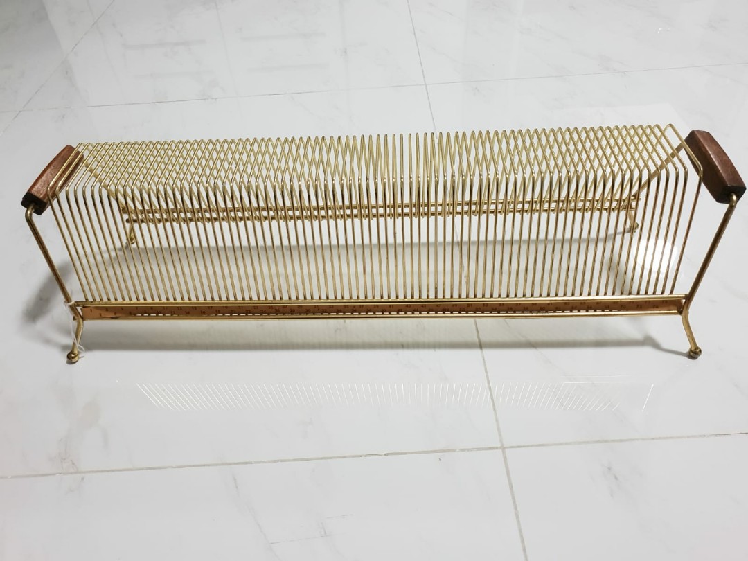 Vintage Vinyl Record drying rack, Audio, Other Audio Equipment on Carousell
