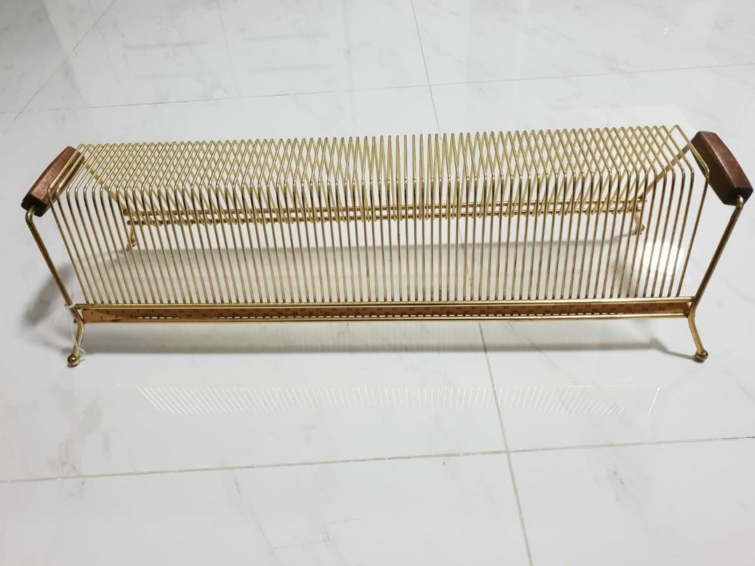 Vintage Vinyl Record drying rack, Audio, Other Audio Equipment on Carousell