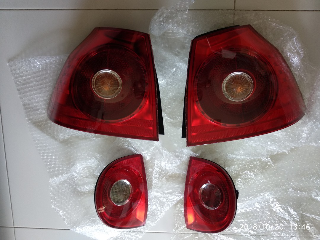 VW Golf Mk 5 GTi Rear Lights, Car Accessories, Accessories on Carousell