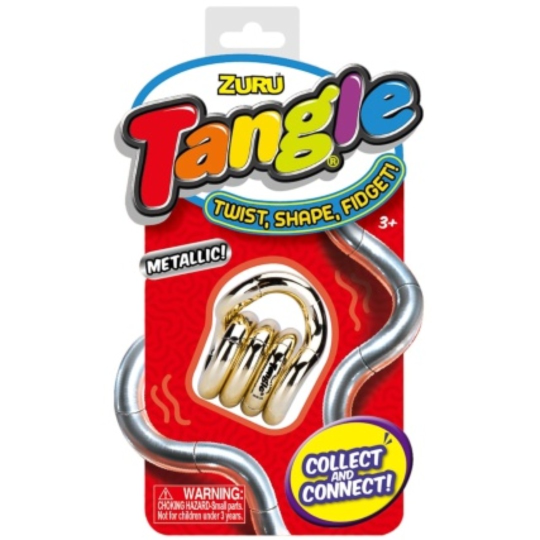 清貨特價 全新 現貨原裝正版 Zuru Tangle-metallic Metallic Fidget Toy 軟膠系列扭扭 Fidget飾物 ...