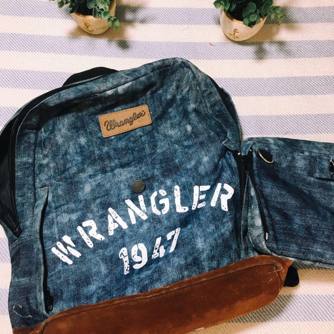 Authentic Wrangler Backpack, Men's Fashion, Bags, Backpacks on Carousell