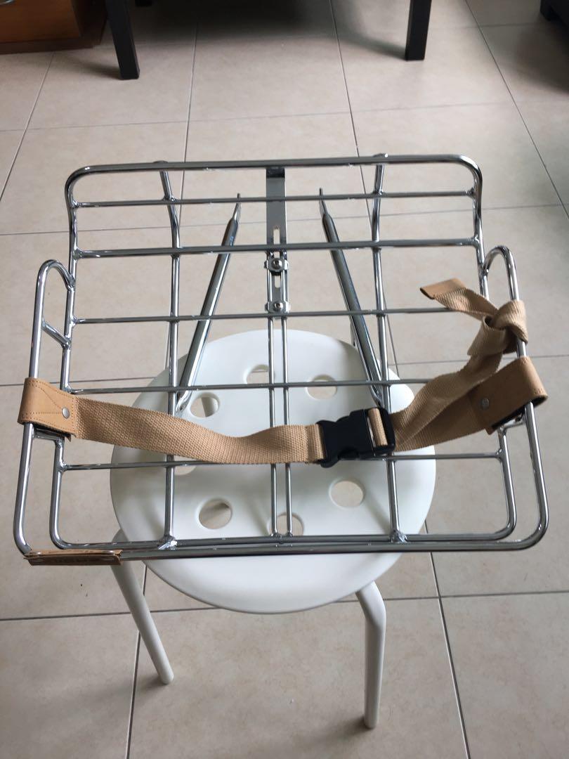 Basil Portland front carrier / Bicycle carrier rack - aluminium, Sports ...